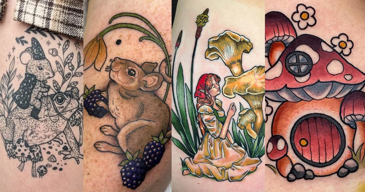 Whimsical Cottagecore Tattoos - Madcity Tattoo
