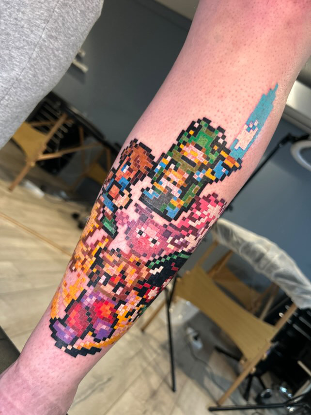 "Pixel art tattoos are a unique style that requires absolute precision ...